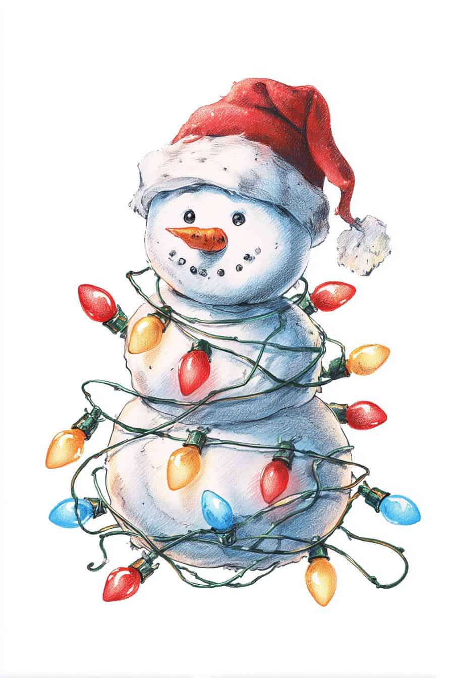 55 Christmas Drawings For Cards and Tags - The Sketch & Doodle Club