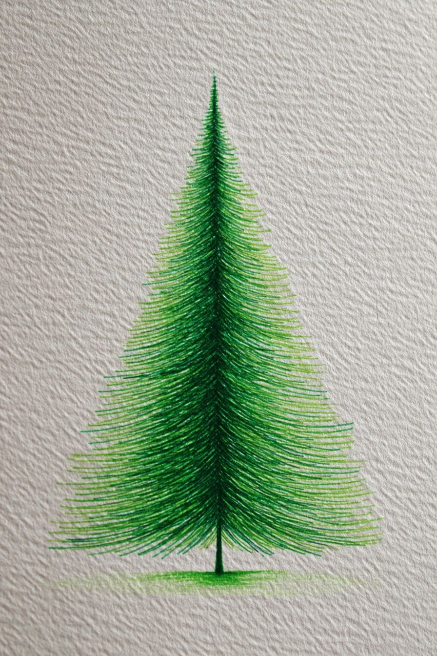 50 Christmas Tree Drawing Ideas: From Classic to Whimsical - The Sketch ...