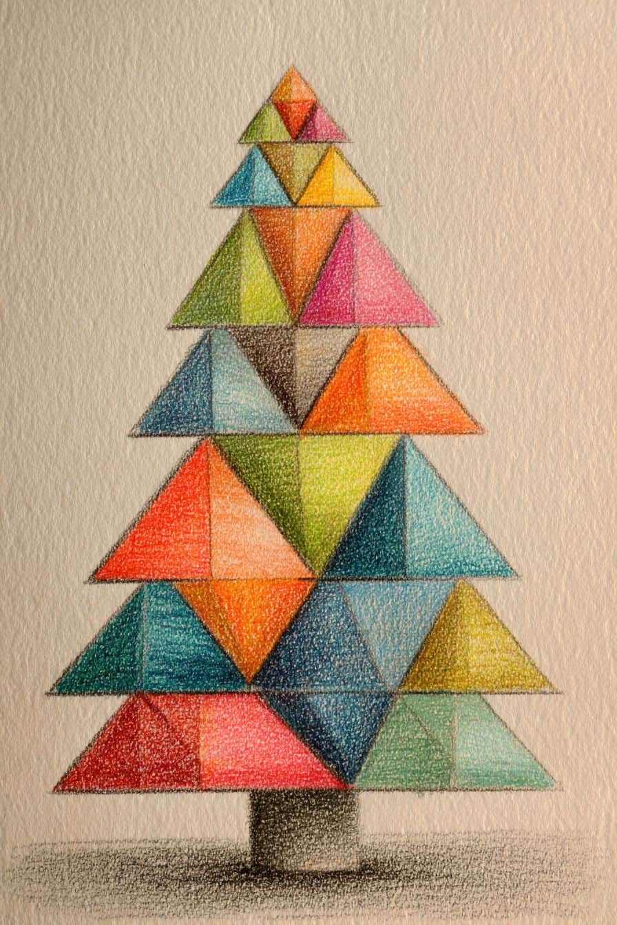 50 Christmas Tree Drawing Ideas: From Classic to Whimsical - The Sketch ...