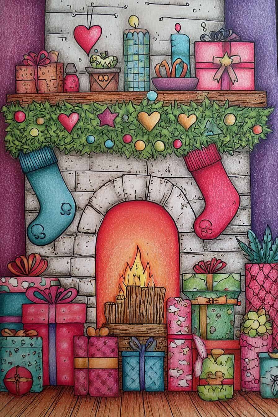 55 Christmas Drawings For Cards and Tags - The Sketch & Doodle Club