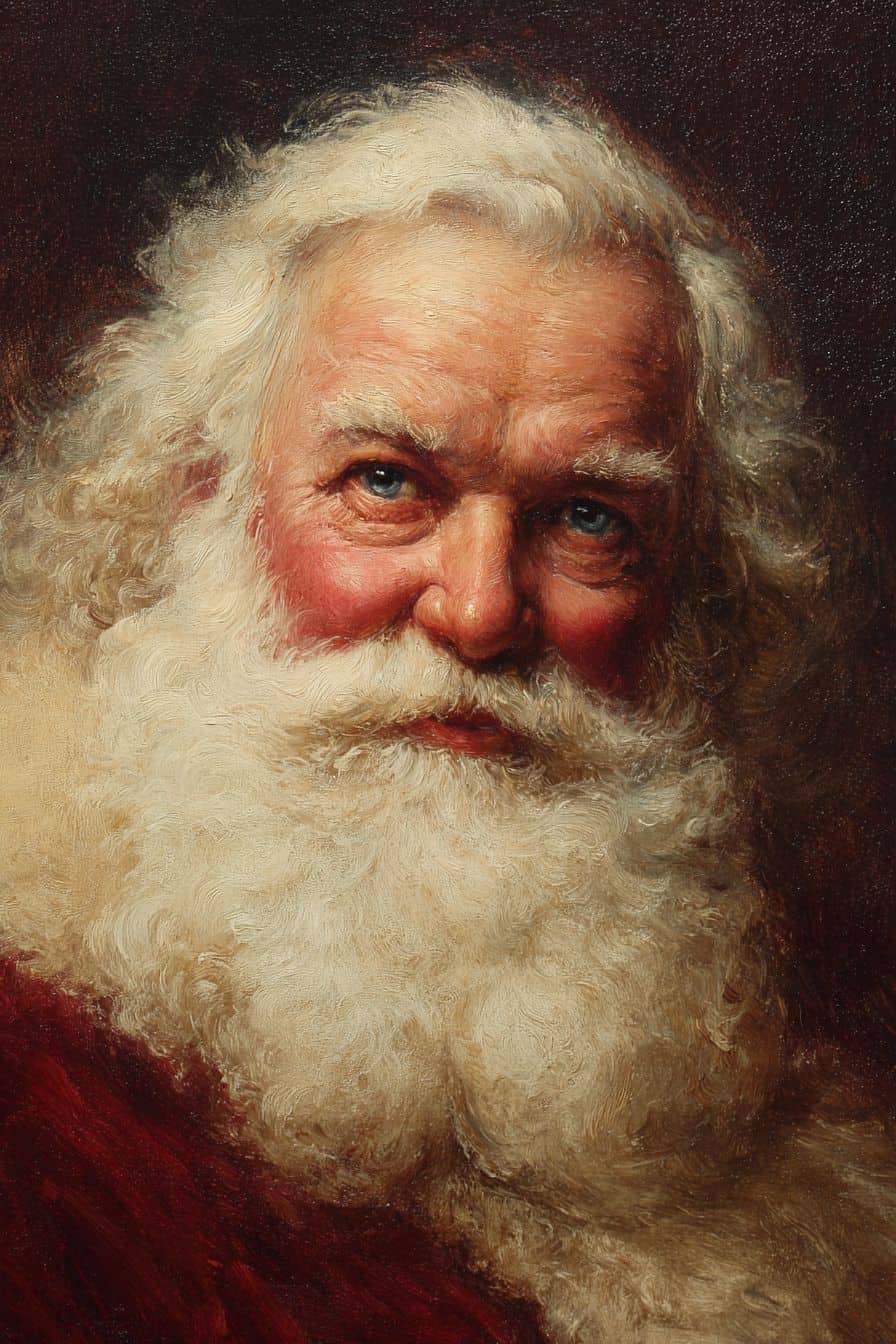 18 Santa Painting Ideas For Christmas Crafts and Cards - The Sketch ...