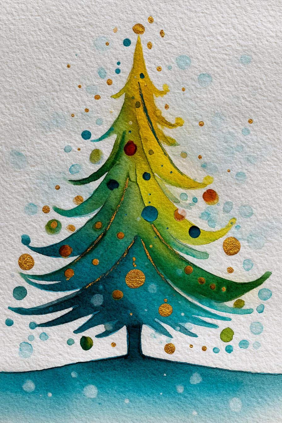 Whimsical Christmas Watercolor Ideas for Cards pt. 2 - The Sketch ...