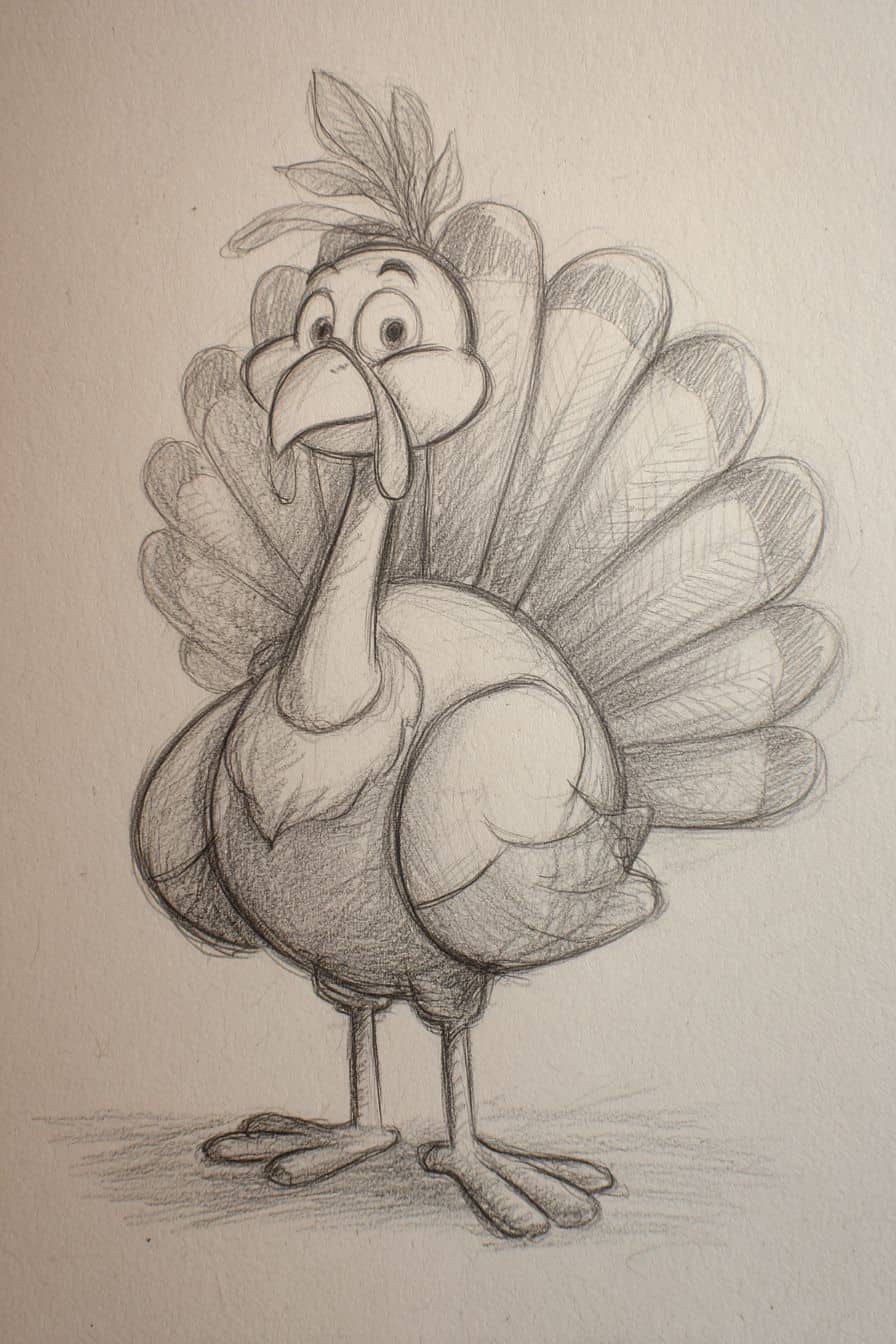 12 Easy Thanksgiving Drawing Ideas - The Sketch & Doodle Club