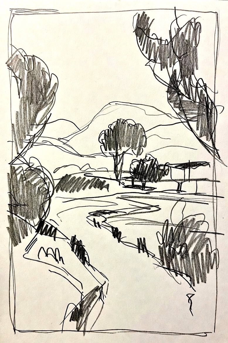 25 Super Simple Landscapes You Can Draw Easily - The Sketch & Doodle Club