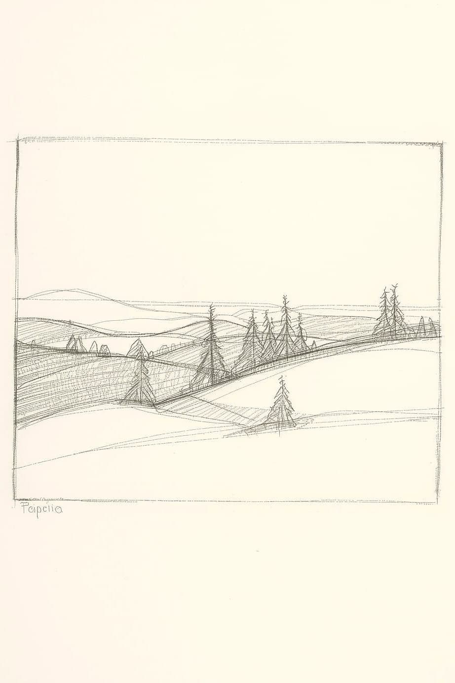 25 Super Simple Landscapes You Can Draw Easily - The Sketch & Doodle Club