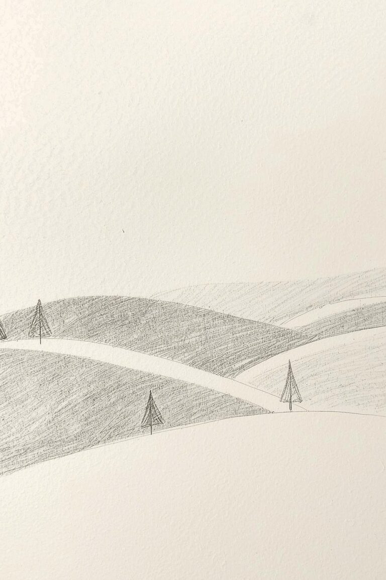25 Super Simple Landscapes You Can Draw Easily - The Sketch & Doodle Club