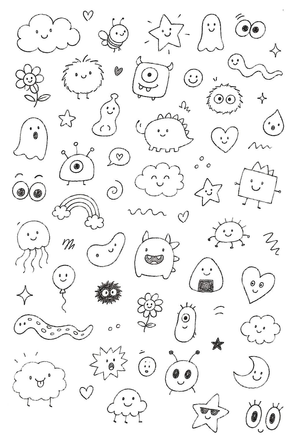 20 Small Drawing Ideas: Cute Mini Doodles to Sketch - The Sketch ...