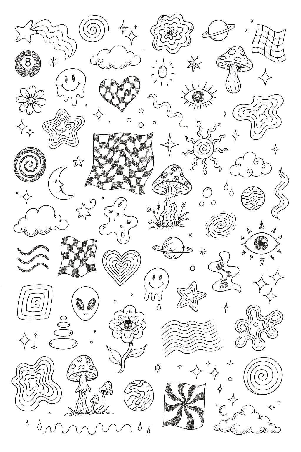 20 Small Drawing Ideas: Cute Mini Doodles to Sketch - The Sketch ...